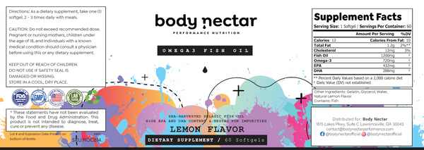 Omega 3 Fish Oil – Body Nectar